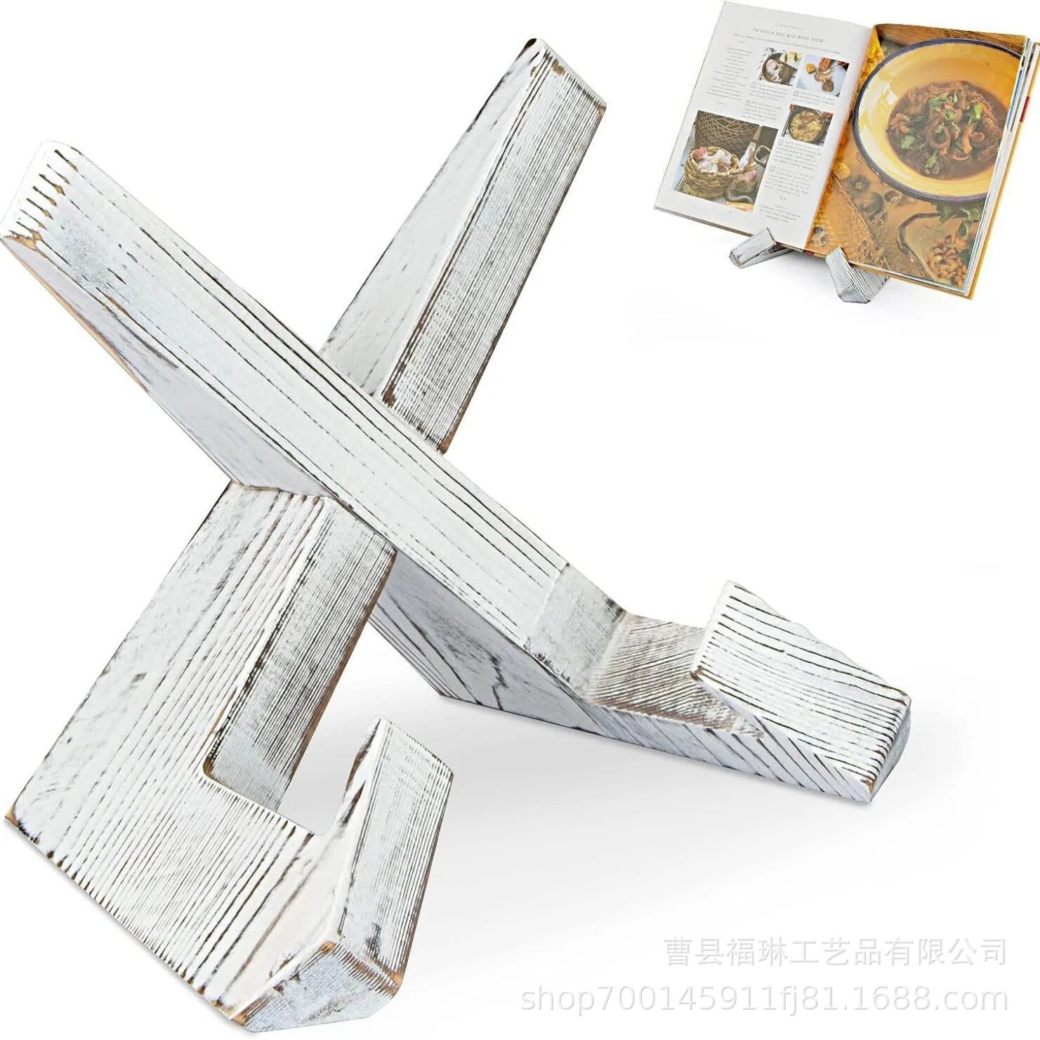 Деревянная стойка для ресторана, дома, кухонная стойка для меню, подвесная рабочая стойка для чтения, деревянная подставка для книг