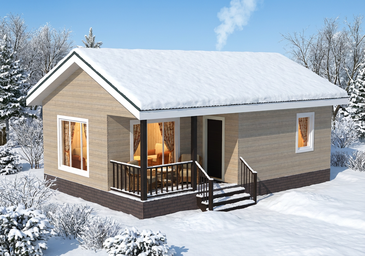 Проект дачного домика "По простому"