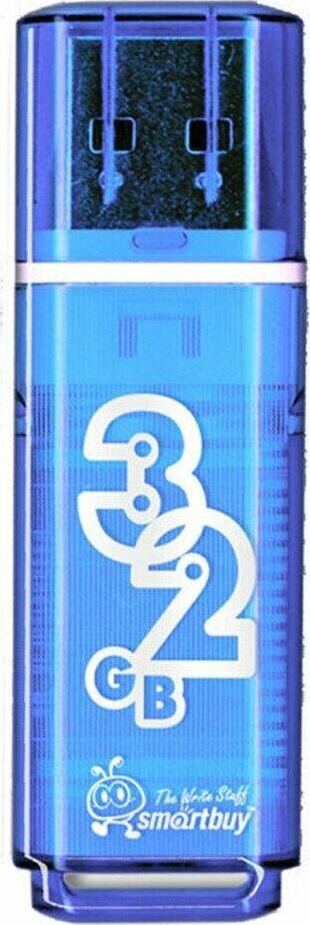 Флешка USB флеш карта (SB32GBGS-B) 32GB GLOSSY SERIES BLUE