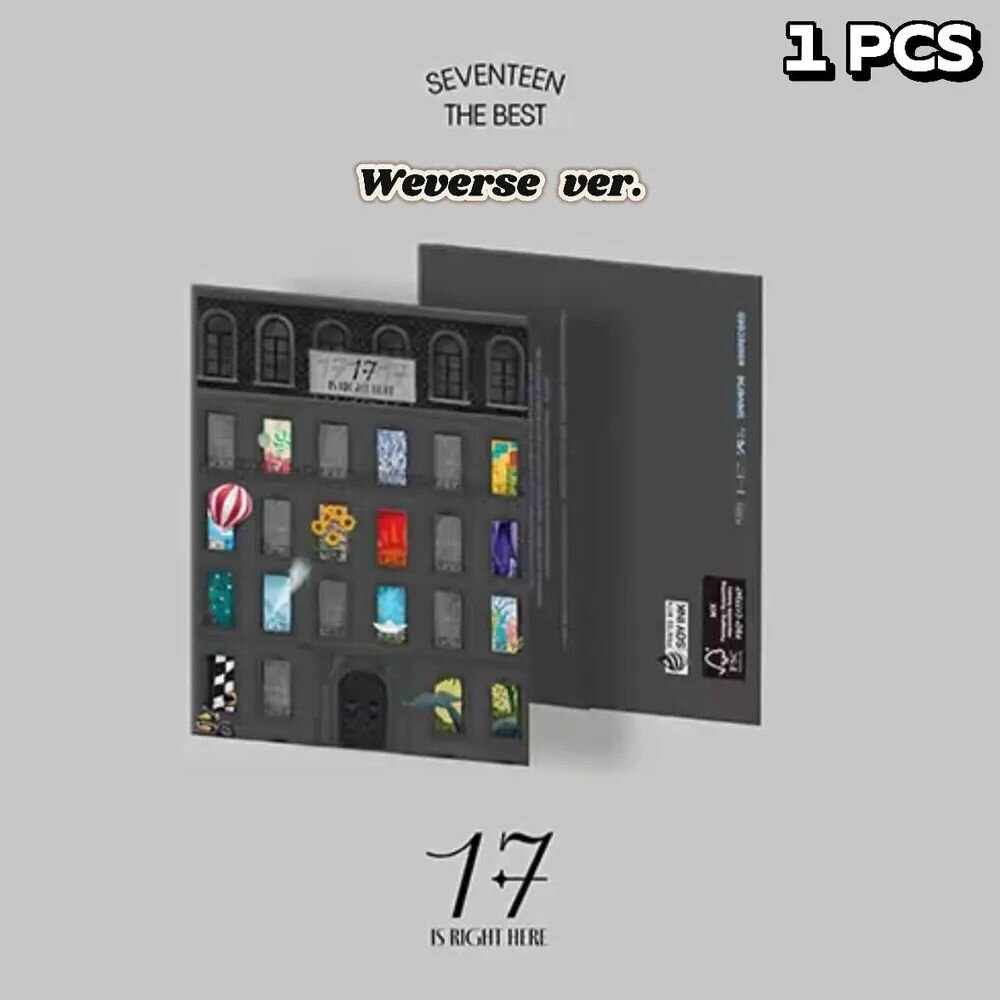 Альбом SEVENTEEN - 17 IS RIGHT HERE SEVENTEEN The Best стандарт Here-ROMIKY