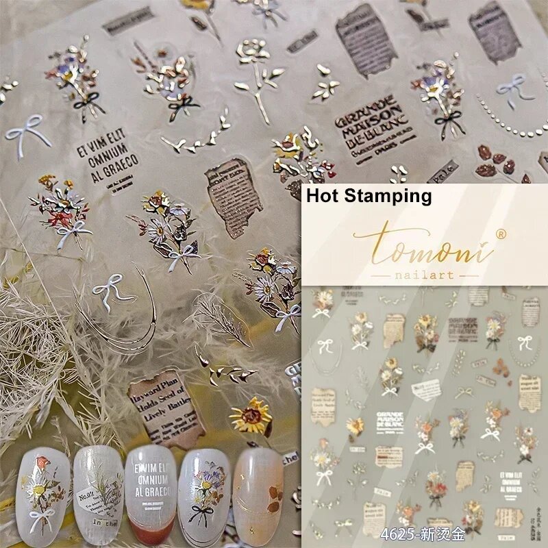 Наклейки для ногтей Tomoni Hot Stamping TO4625XTJ Цвет: TO4625XTJ