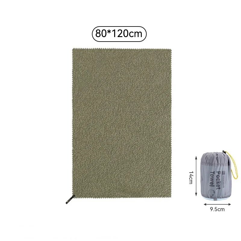 Полотенце спортивное HIKEMAN Green 80x120cm