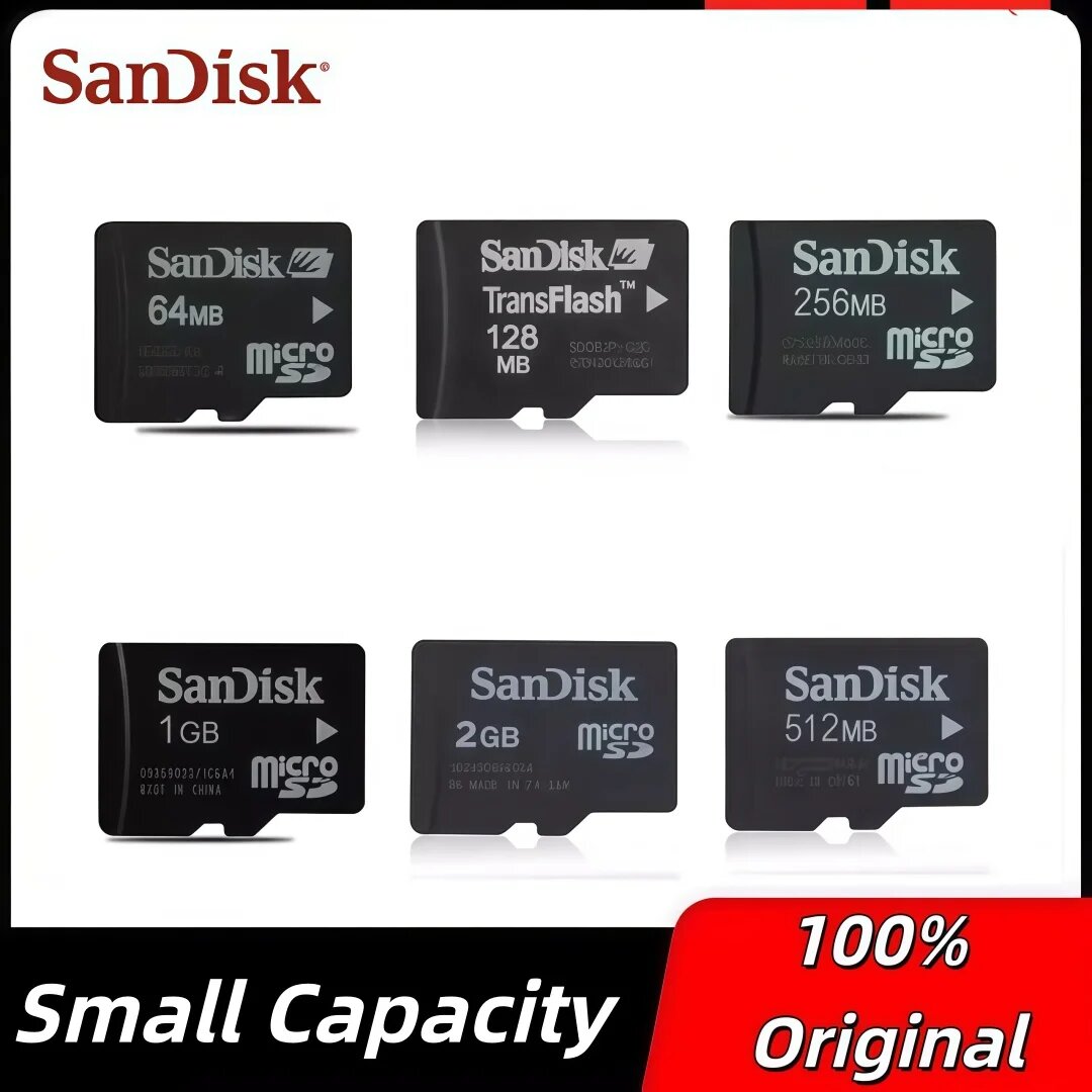 Карта памяти SanDisk Micro SD 1GB 10шт