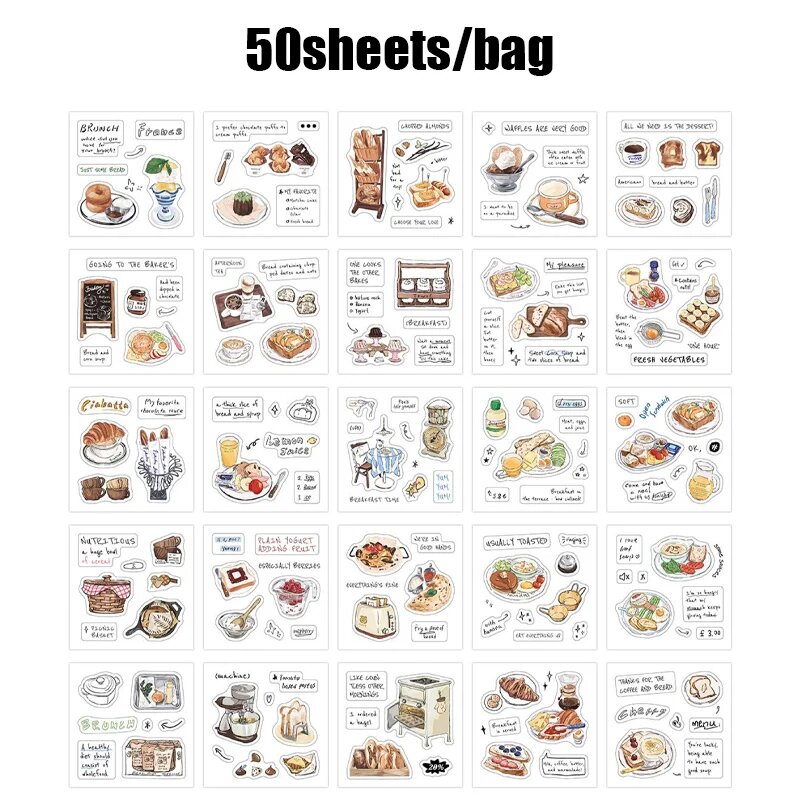 Стикеры для скрапбукинга Mr.Paper, 50 шт, S26349-3