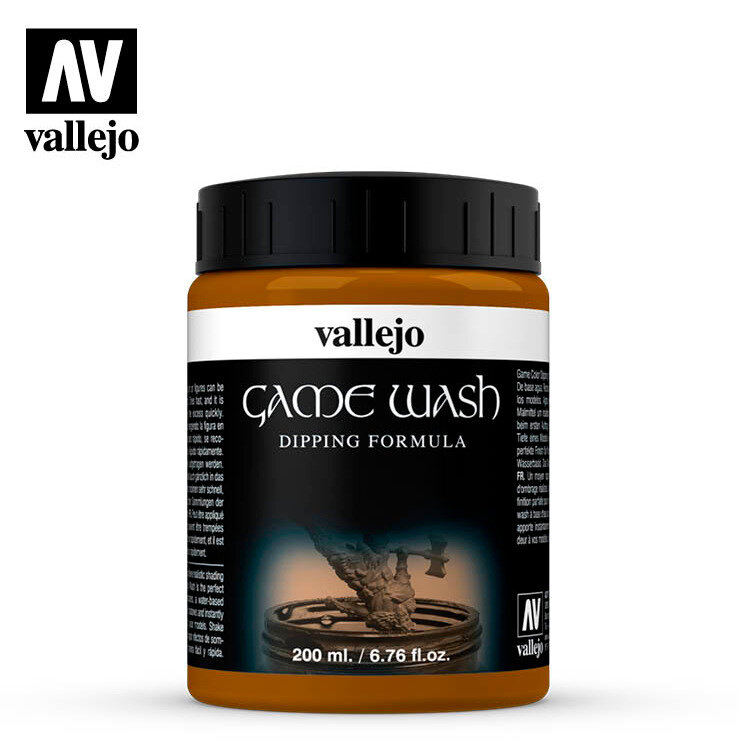 Краска Vallejo серии Model Wash - Sepia Wash, проливка (200 мл)