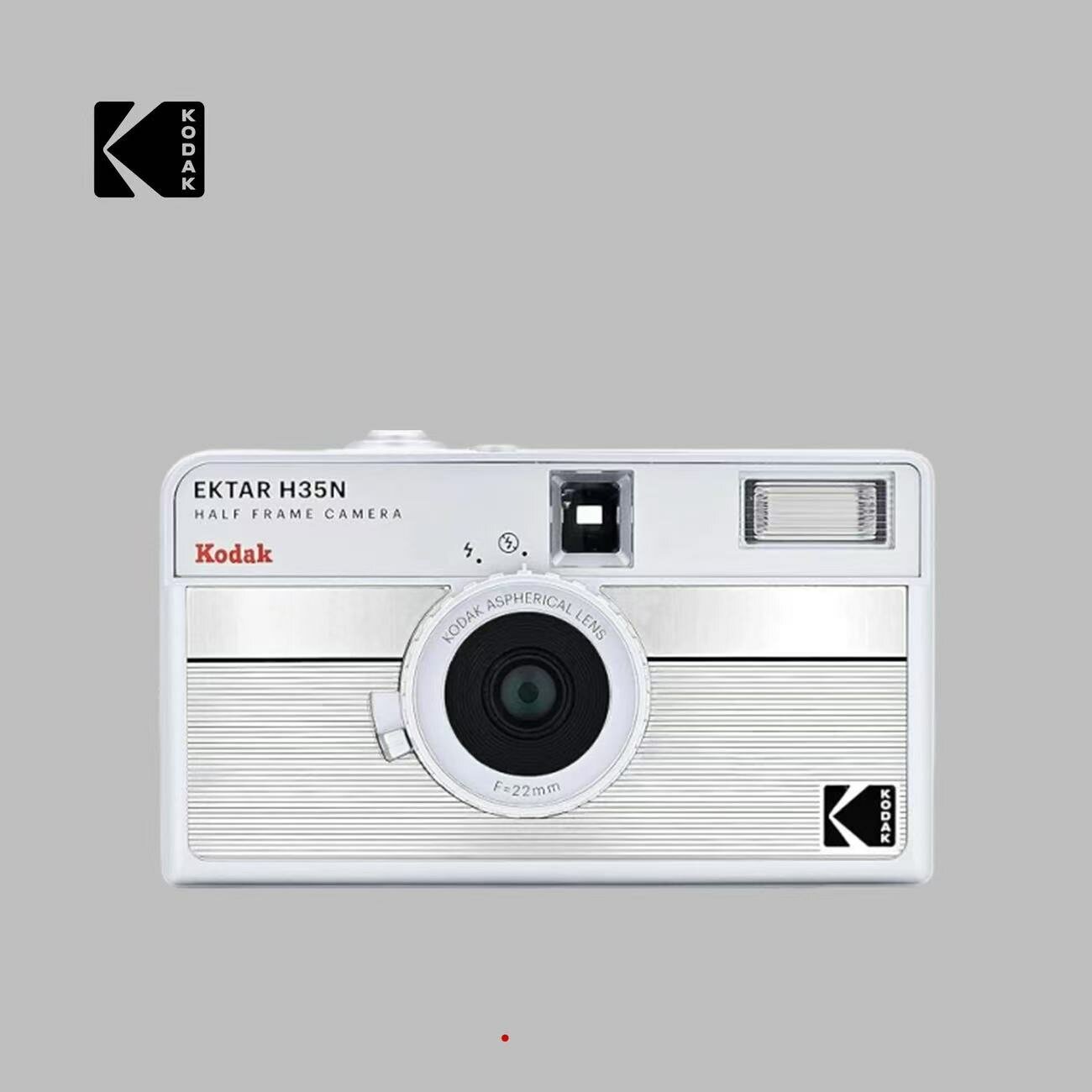 Фотоаппарат пленочный Kodak H35N Ektar Half Frame 35mm Camera, sliver