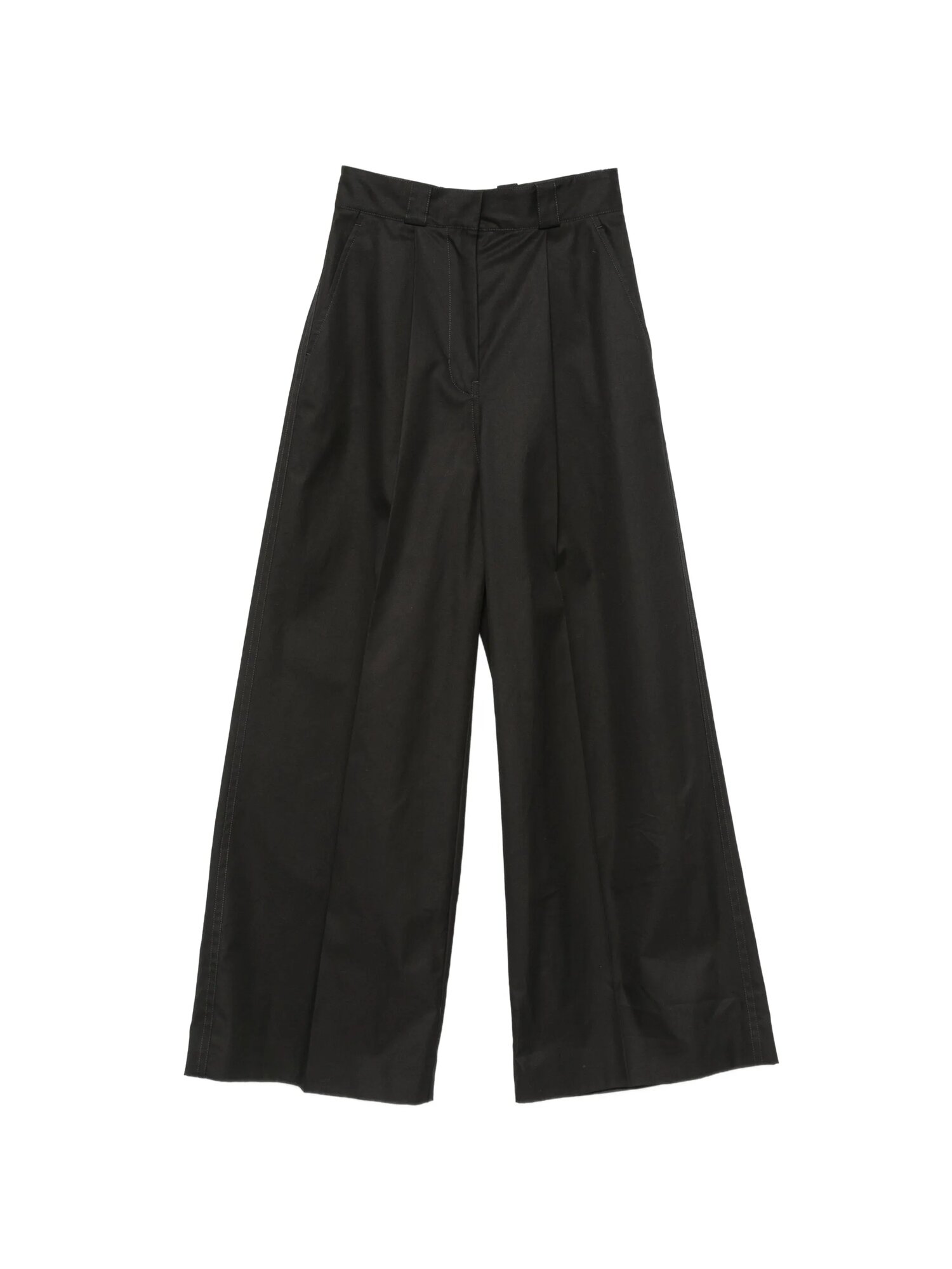 Брюки High-waist belt-loops trousers