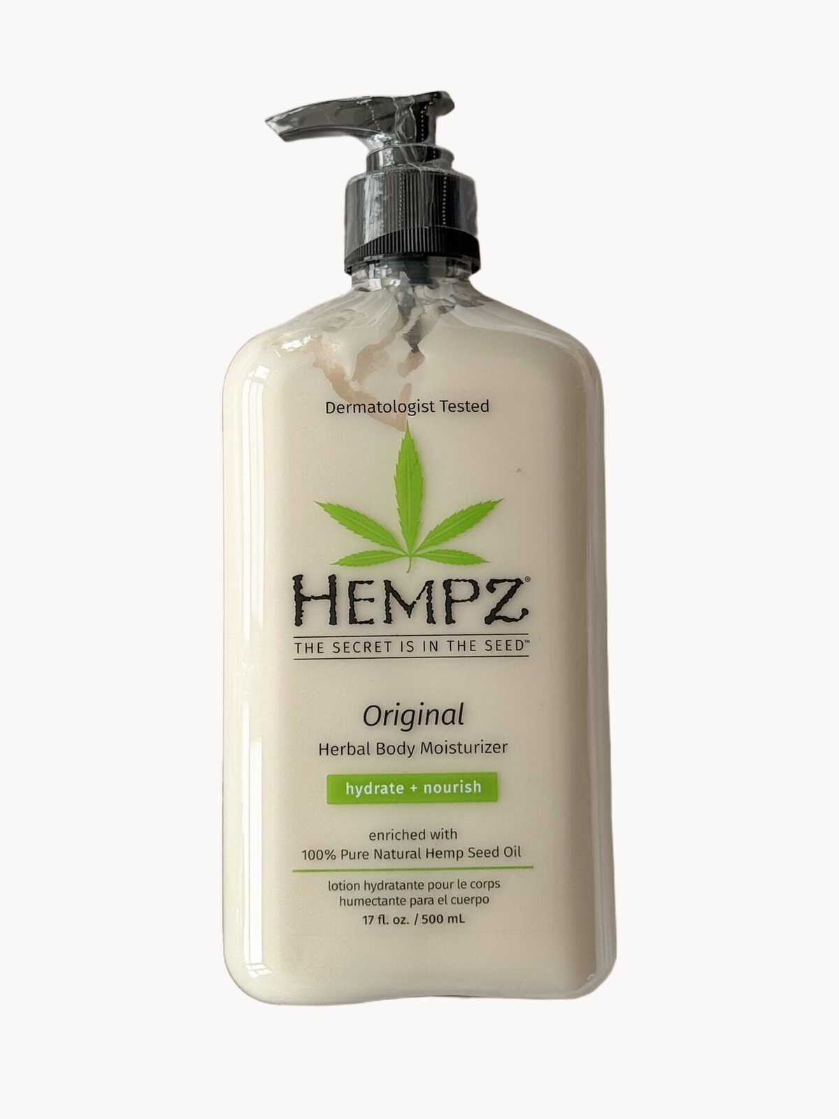 Молочко для тела Hempz Original, с ароматом банана, для всех типов кожи, 500 мл