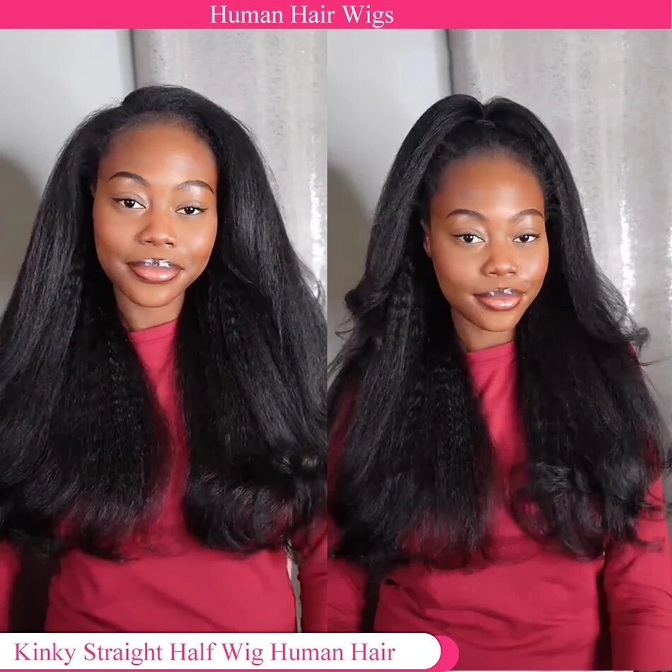 Полупарик JAYCEE HAIR Кinky Straight из натуральных волос 250%