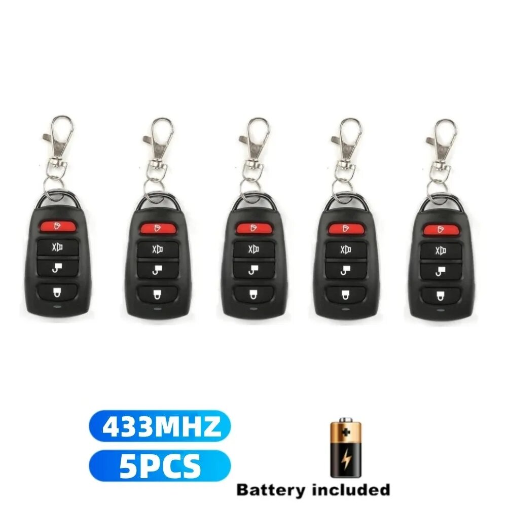 Беспроводной радиочастотный пульт для гаражных ворот kebidumei 5PCS Lock Key