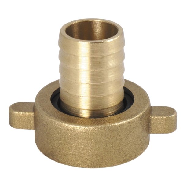 Штуцер с накидной гайкой 3/4"х18 мм латунь MP-У