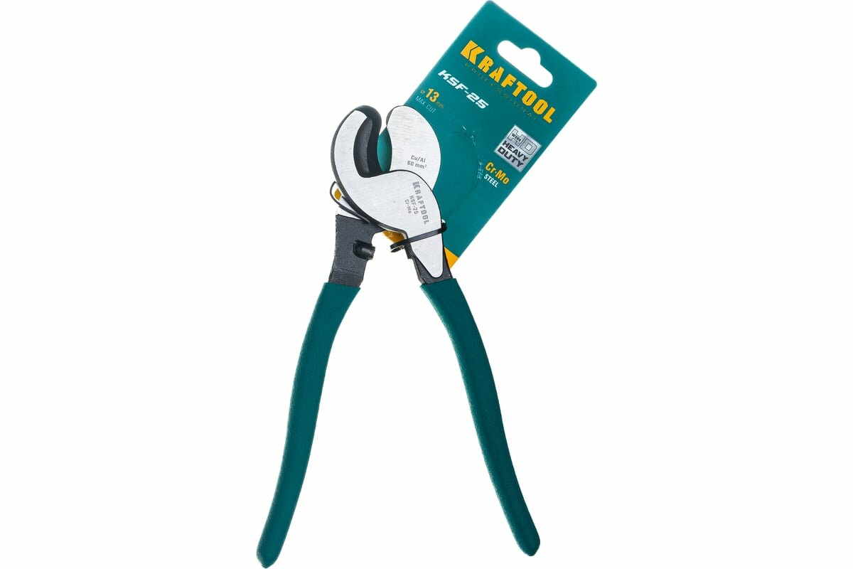 KRAFTOOL Ksf-25 Усиленный кабелерез для резки кабелей и медной жилы в электроустановках