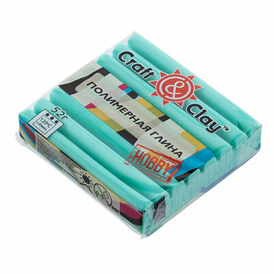 Полимерная глина "Craft&Clay" CCH 52 г 1031 бирюзовая мята