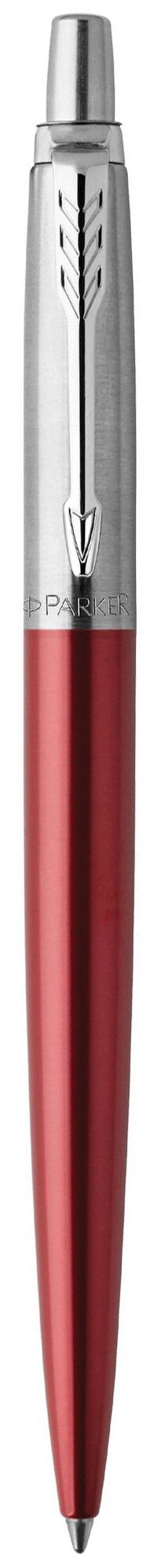 Ручка шариковая Parker Jotter Kensington Red CT синяя, 1,0мм, кнопочн, подарочная упаковкка, 1953187/242280