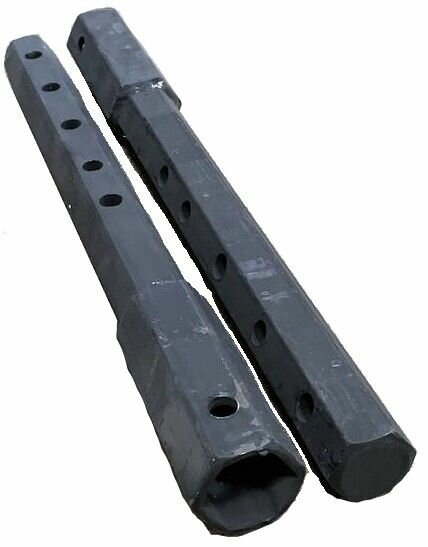 Удлинители пара для мотоблоков шестигранник 32 мм. длина 410 мм. (Хопер, Патриот, HUTER и другие)