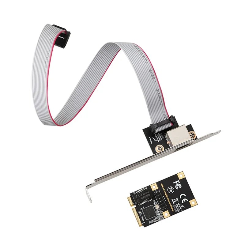 Сетевой адаптер RJ45 LAN Gigabit Ethernet Mini PCI Express PCI E, MINI PCIE Gigabit, сетевая карта для Intel I210 1000M