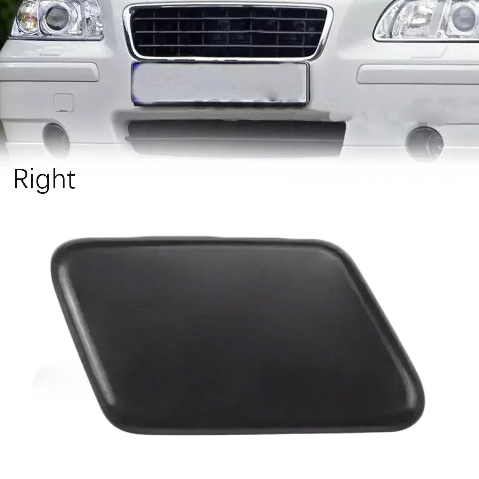 Авто передний бампер, насадка для омывателя фар, крышка для Volvo S60 2005-2009 гг. 39993124 RIGHT