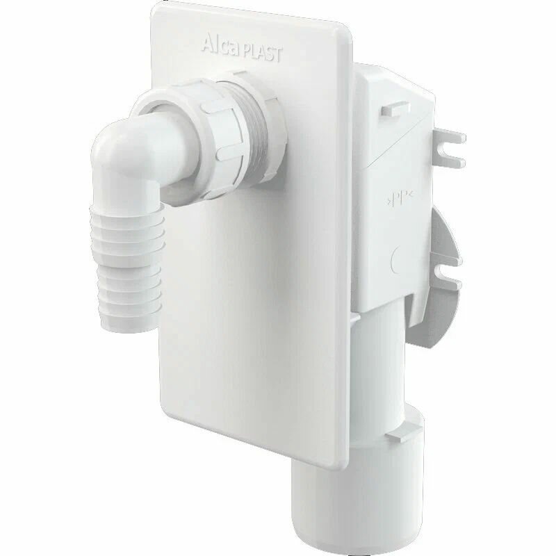 Сифон для стиральной машины под штукатурку "Alca PLAST" Белый APS-4