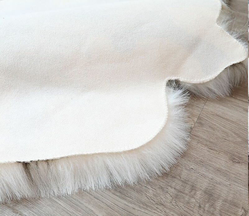 Шкура северный олень искусственная, шкура на пол, коврик, накидка на диван,85*110cm