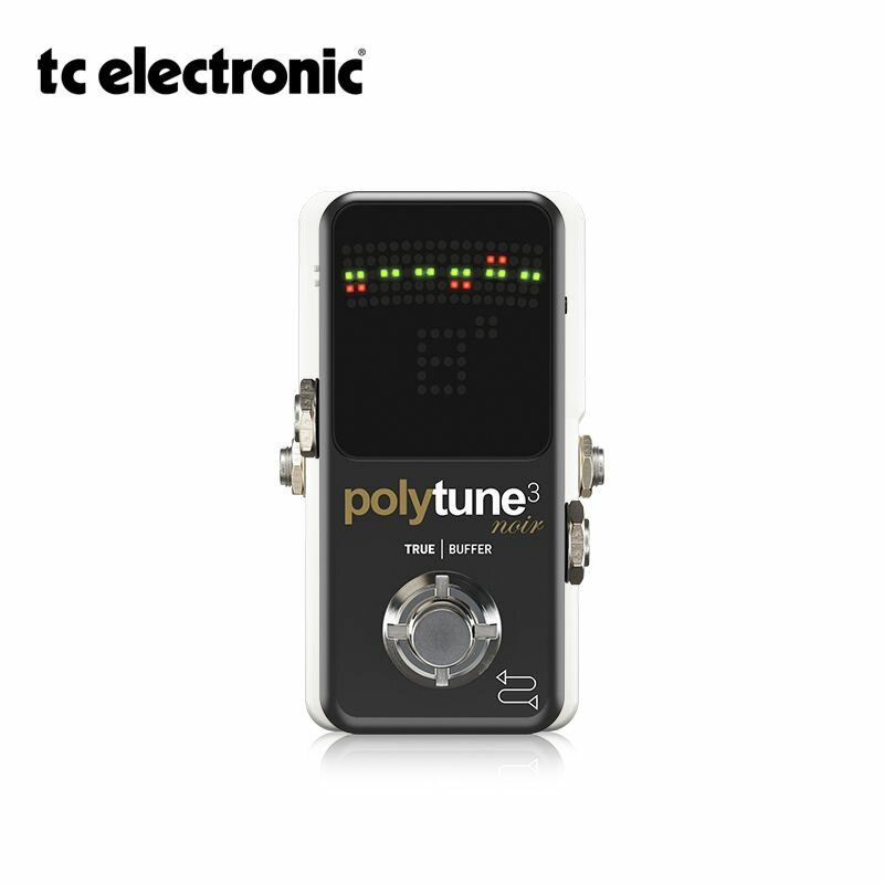 TC Electronic Polytune 3 Noir Мини-акустическая гитара, электрогитара, бас, тюнинг, педаль, эффектор настройки
