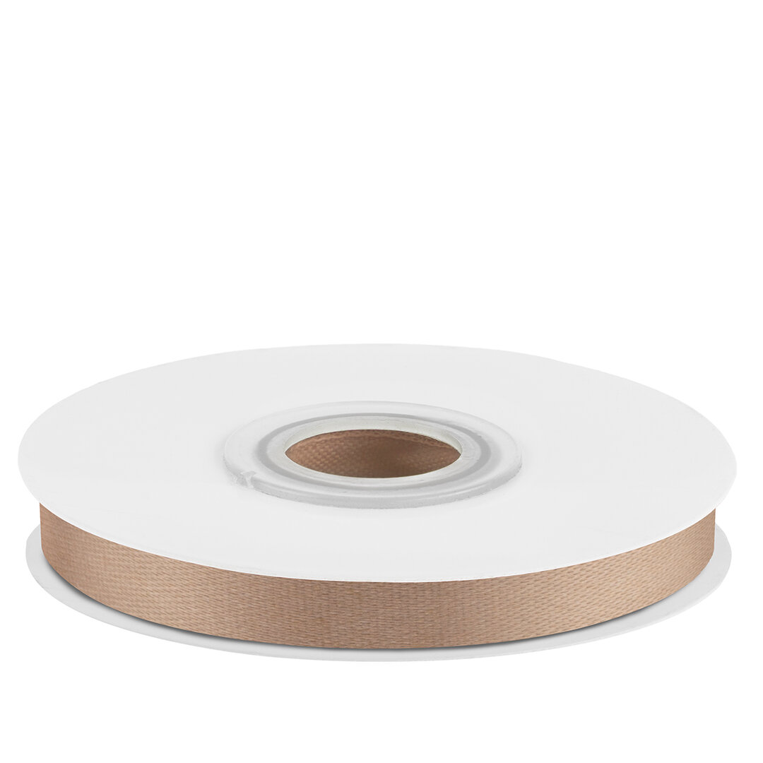 Лента атласная (0,7 см*22,85 м) Шампань, 1 шт.