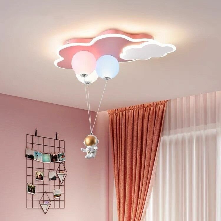 Потолочная люстра в детской спальне/светодиодный потолочный светильник в форме воздушного шара в виде облака D+F