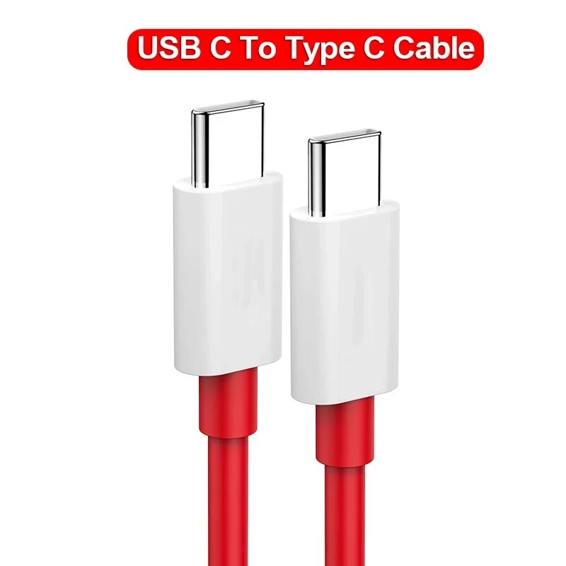 PD 65 Вт для Oneplus USB Type C to Type C Кабель для сверхбыстрой зарядки данных для 12 11 10 Pro 9 10T 9R 8T 8 7T 7 5A Провод для быстрой зарядки