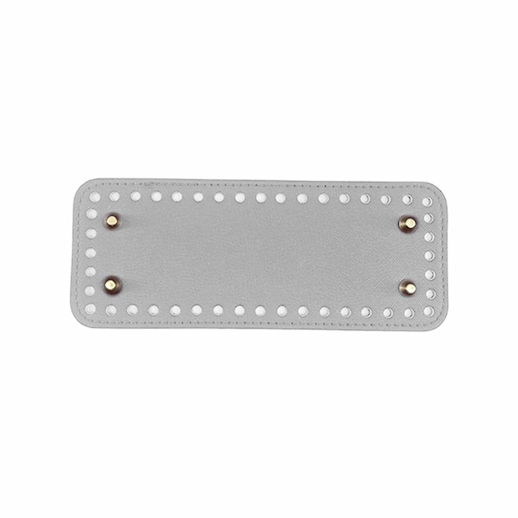 Дно сумки из искусственной кожи с 44 отверстиями, формирователь прямоугольного дна ручной работы, аксессуары для вязания крючком сумок