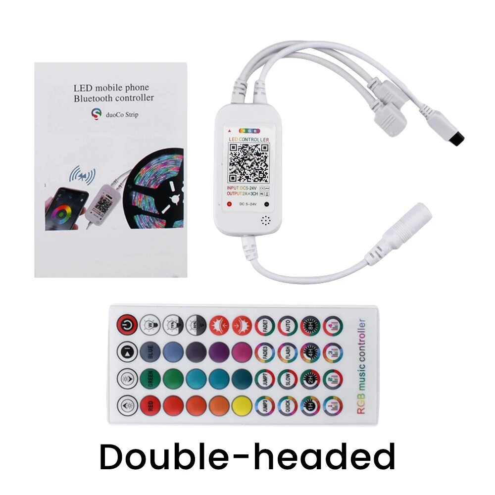 RGB-контроллер для светодиодной ленты с голосовым управлением Double Head
