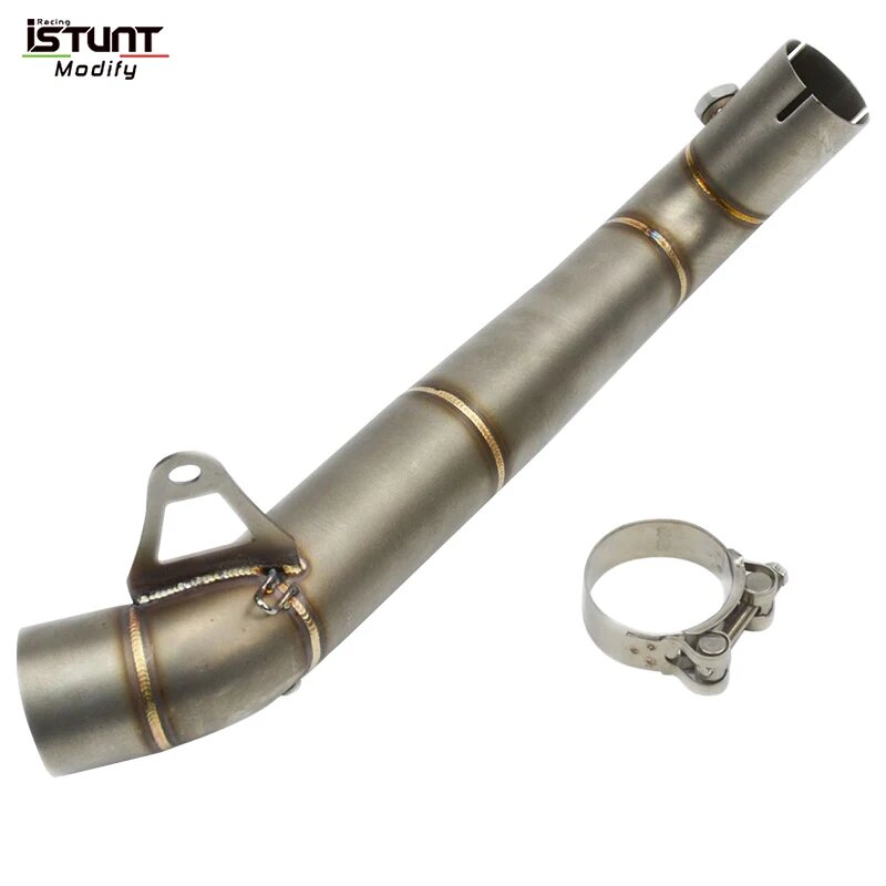 Для HONDA CBR1000RR CBR 1000R 2008 2009 2010 2011 2012 2013 2014 2015 2016 Мотоцикл 60 мм выхлопная труба среднего звена Espace Moto