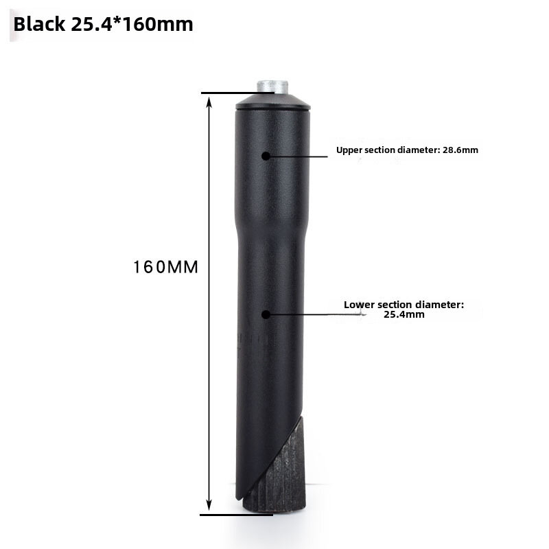 Устройство для изменения высоты руля передней вилки дорожного велосипеда головка руля вертикальный сердечник вертикальная труба головная труба уменьшение изменения раздельный руль (Сердечник руля 25.4 Черный)
