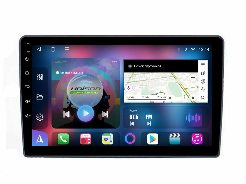 Штатная магнитола Ford Transit 2006-2011 UNISON 09A4 4Gb/64Gb, 8 ядер (140T-09HA4)