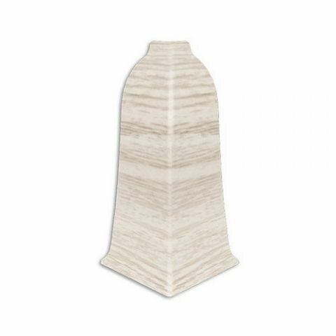 Наружный угол Aberhof ABF60 для плинтуса, 3921 дуб мадейра (блистер)