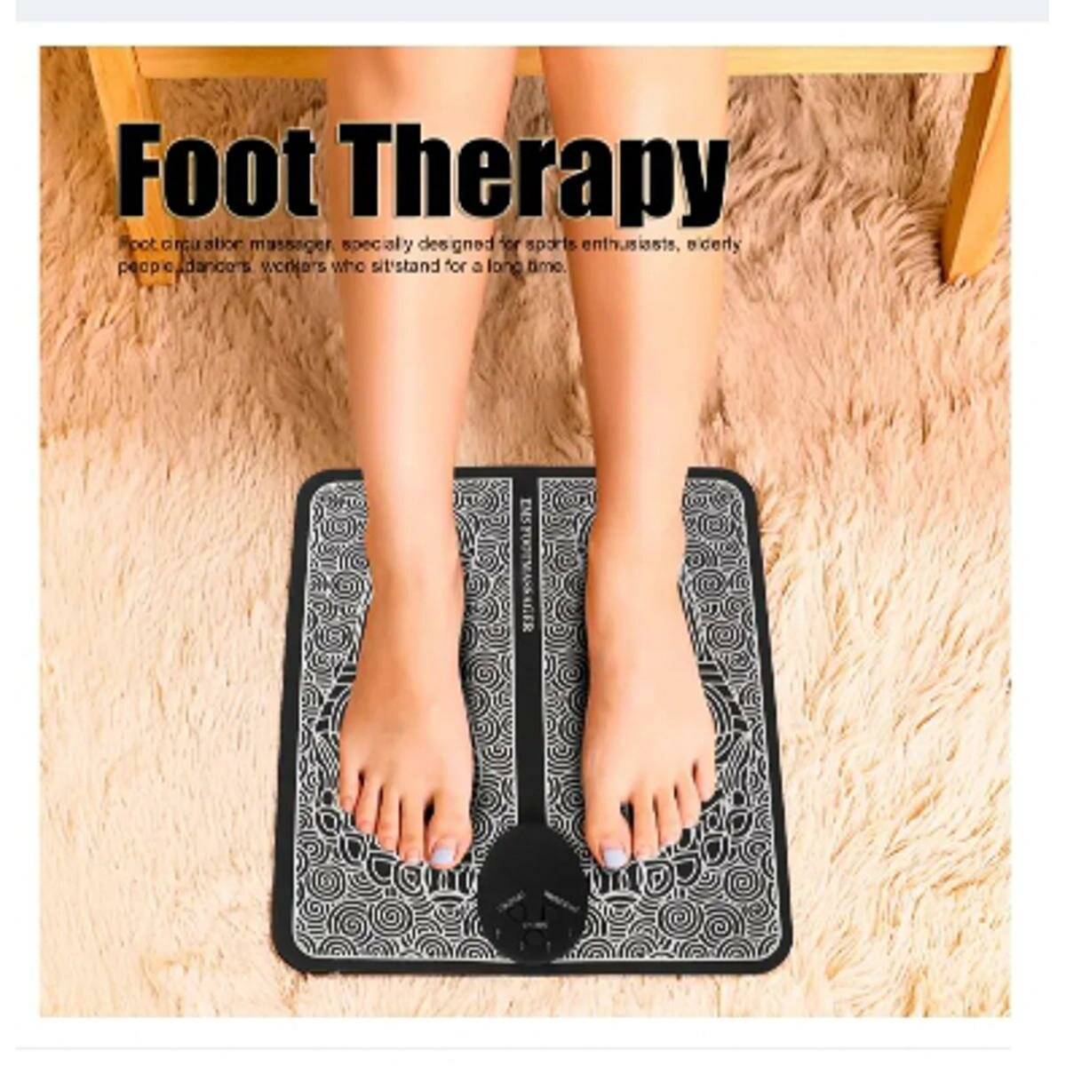 Массажер для ног EMS, интеллектуальный электрический импульсный терапевтический коврик для стимуляции мышц