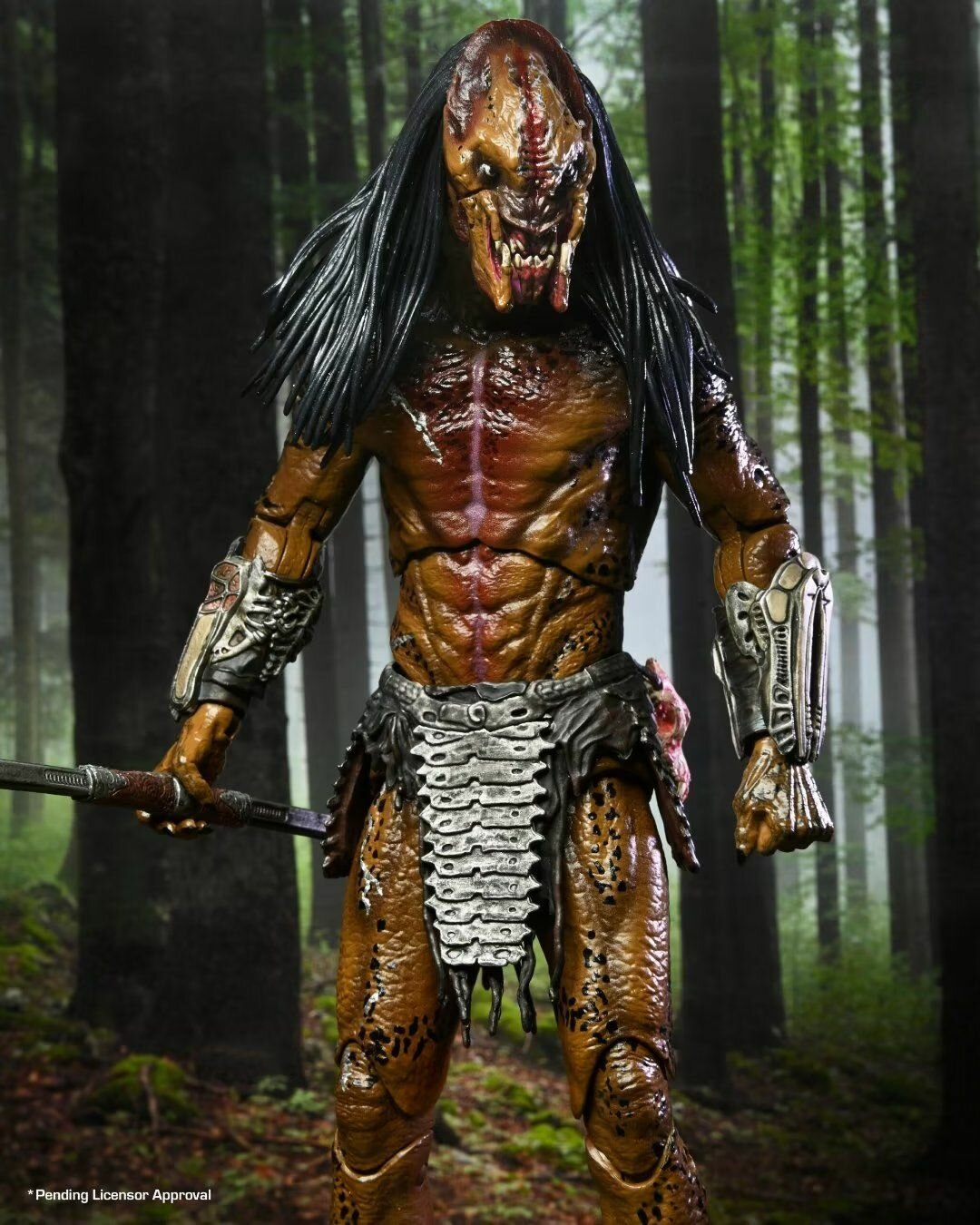 Фигурка Хищник Predator от NECA51725 Prey Action Figure Ultimate Feral Predator высота 18cm