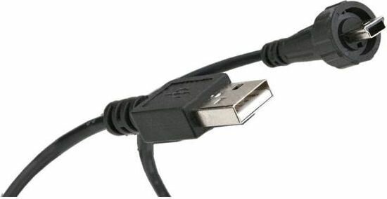 Кабель-адаптер CONEC 17-250031 вилка USB A, вилка mini USB B (герметичная), 1 шт