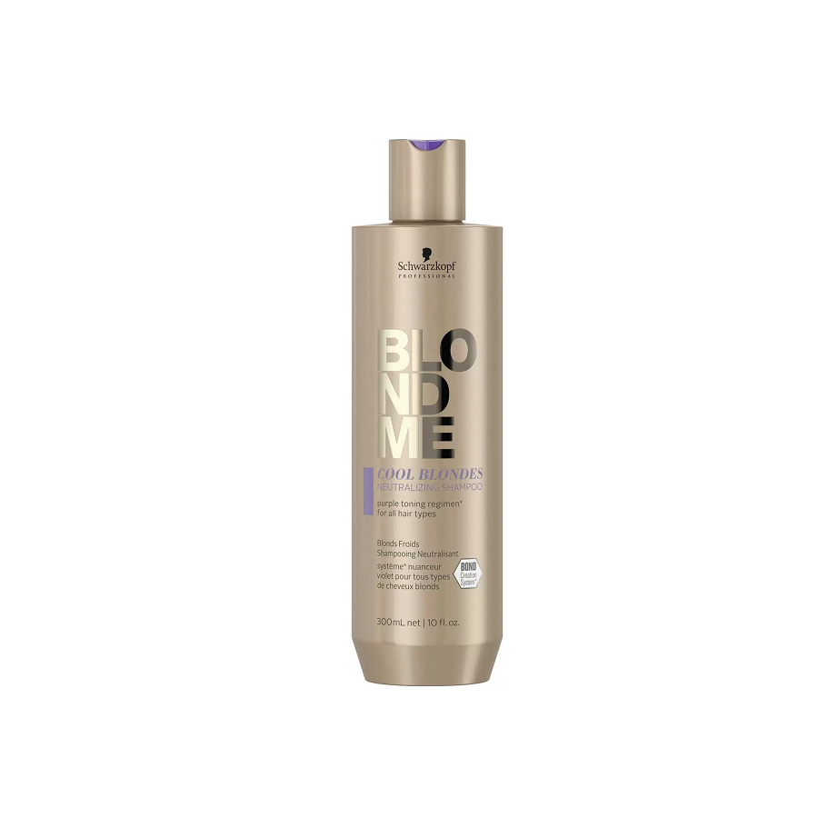 Schwarzkopf Professional Schwarzkopf BlondMe Cool Blondes Neutralizing Shampoo - Оттеночный шампунь для светлых волос нейтрализующий желтизну 300 мл