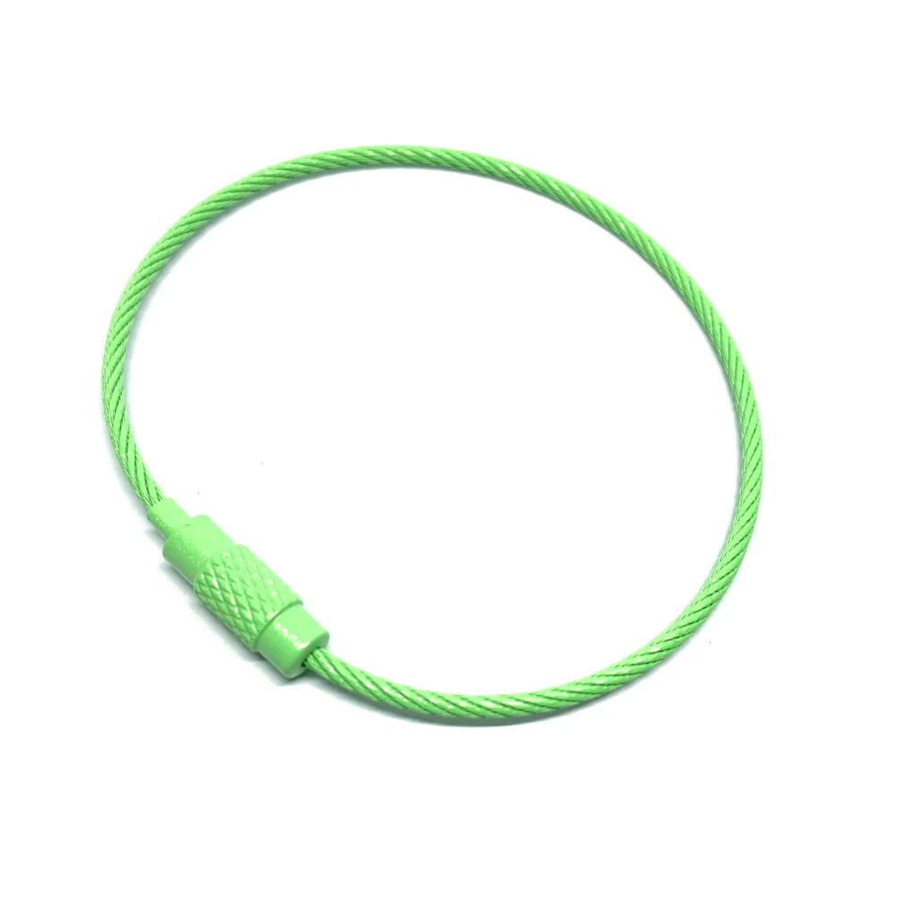 Набор брелоков из нержавеющей стали REGELIN 10 шт. Зеленый, light green 14