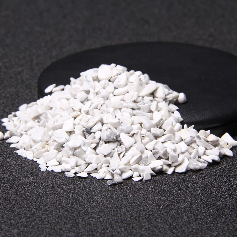 Розовый кварц кристаллы 3-5 мм RISYF Белый, 100g, Howlite