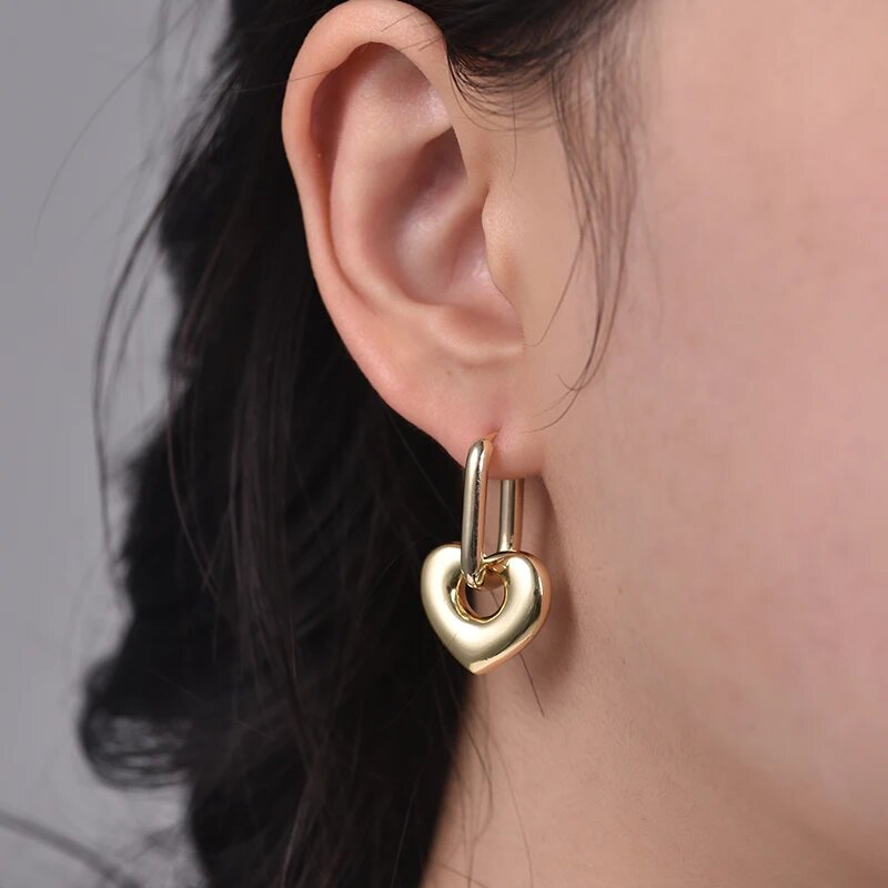 Серьги LOVBEAFAS, gold — фото 1