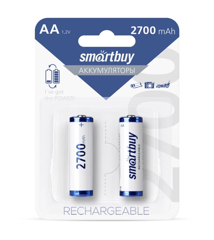 Аккумулятор Smartbuy SBBR-2A02BL2700 2700 мА*ч