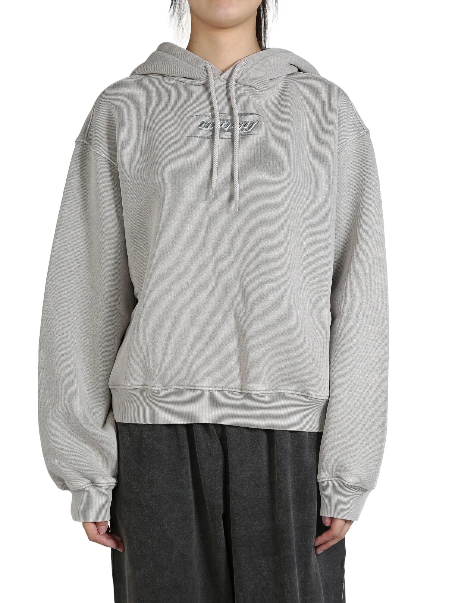 Худи Logo-embroidered hoodie