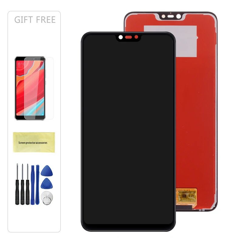Качество AAA 6,26 дюйма, замена дисплея для Xiaomi Mi 8 Lite mi8 lite, глобальный Black No Frame