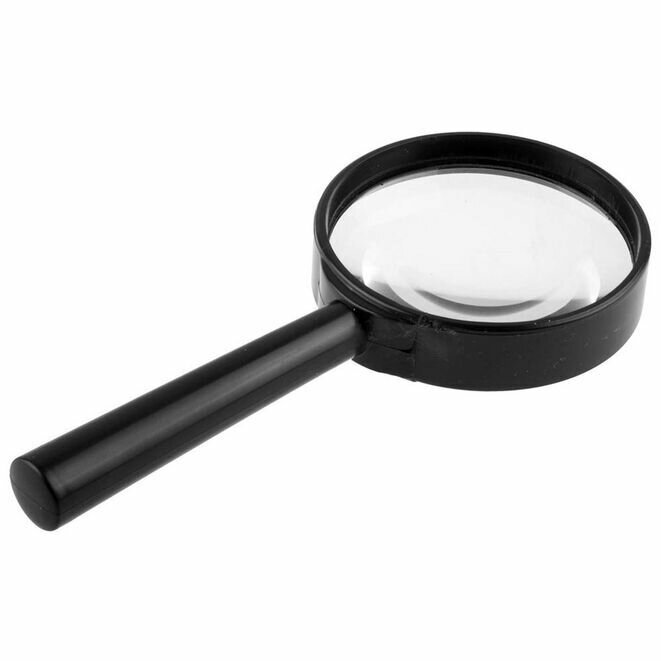 Лупа для чтения, стекло, 5 кратное увеличение, 50 мм, STAYER