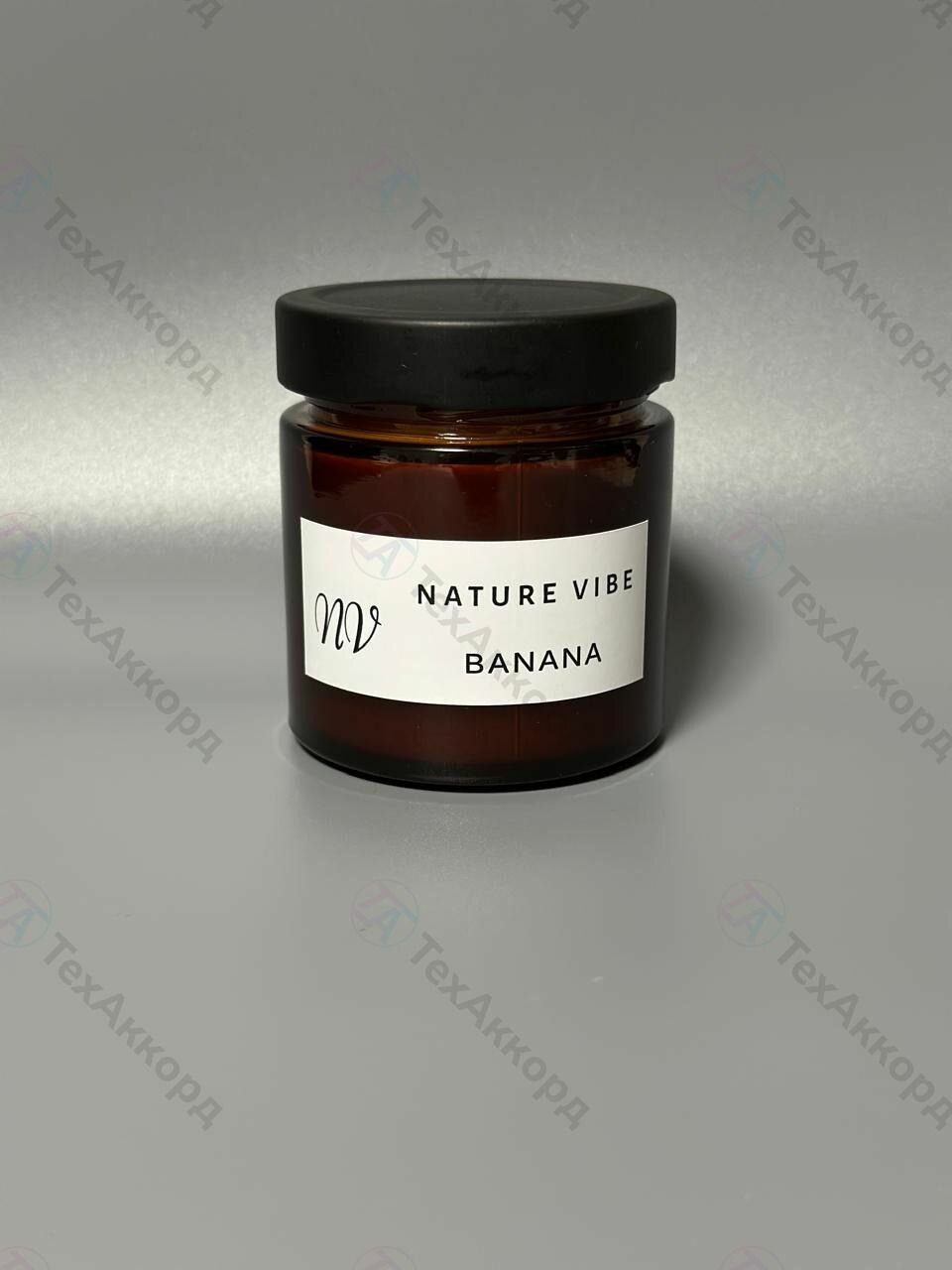 Свеча в стакане с ароматом "Банан", 180 мл.