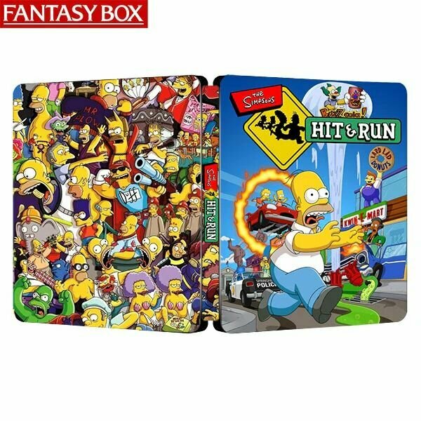 The Simpsons Hit And Run 20th Anniversary Special Edition Steelbook FantasyBox(Только стальной корпус, без диска с игрой)