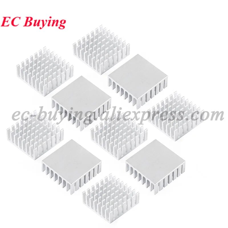 Радиатор охлаждения EC Buying Белый, 28*28*11 мм