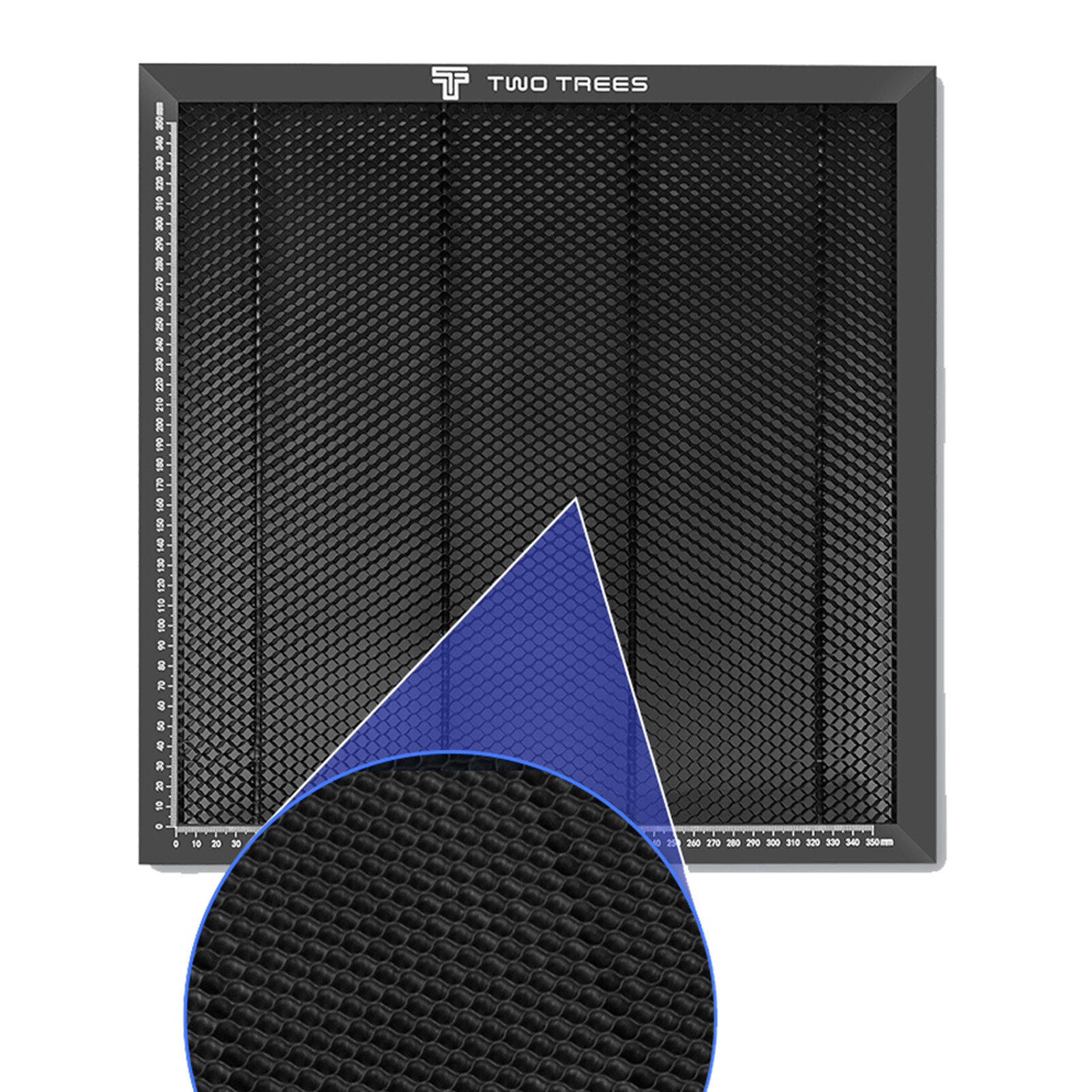 Рабочий стол для лазерного гравера, сотовая конструкция, стальная панельная платформа для лазерного станка, чистая резка, 300x300x22 мм, защита стола для резьбы по дереву / коже / металлу / акрилу