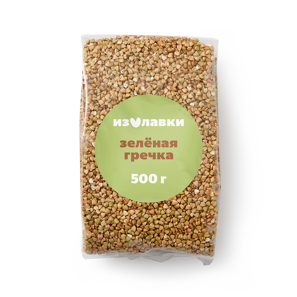 Гречневая крупа зеленая Из Лавки, ядрица, высший сорт, 500 г