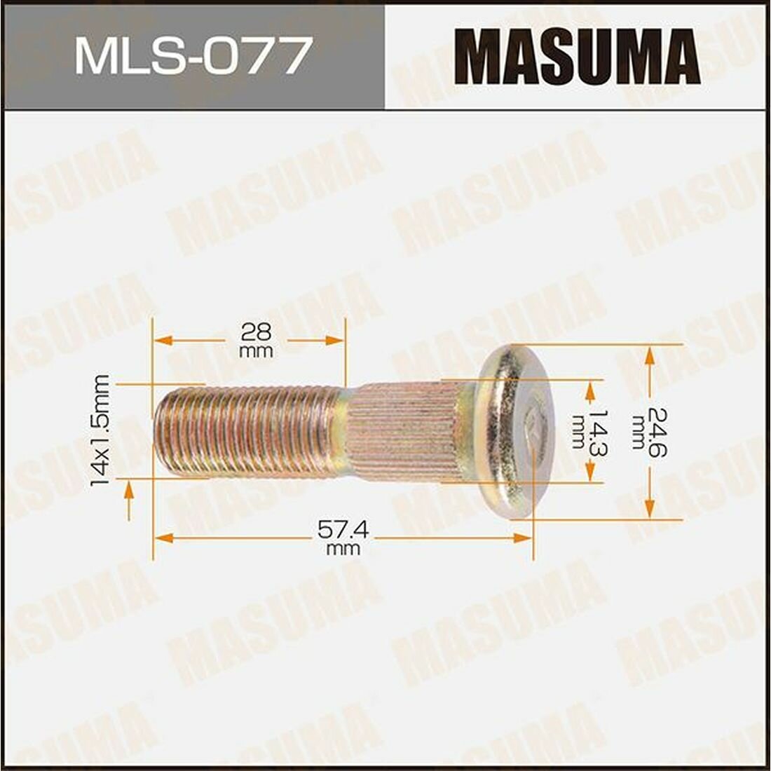 Шпилька для грузовика Masuma OEM 43222-J0101 Nissan